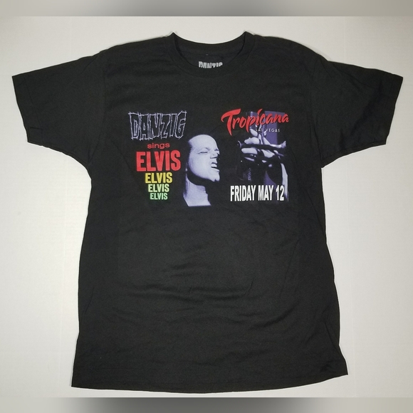 Danzig | Shirts | New Danzig Sings Elvis Las Vegas Tropicana Large ...